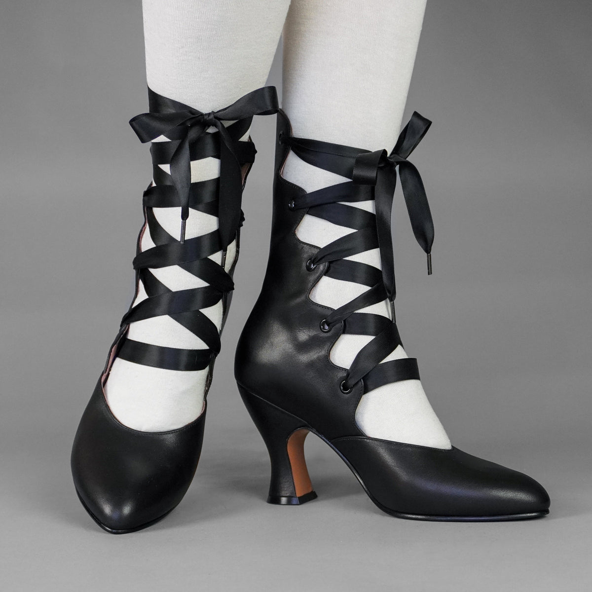 Tango Edwardian Boot (Black) – American Duchess - Europe